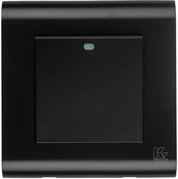 1 Gang 2 Way Switch-Modular Series-Jet Black-Kevilton