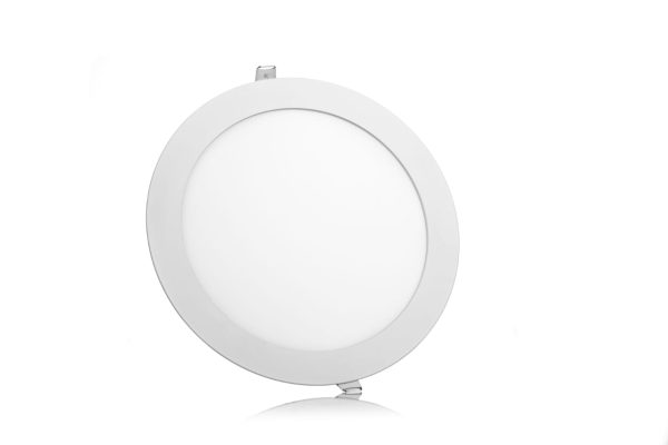 Best LED Panel Light 6W Cool White Sunk Round - Green Aluminum Frame